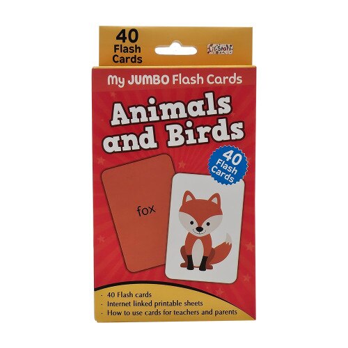 Popcorn - ANIMALS & BIRDS FLASH CARDS