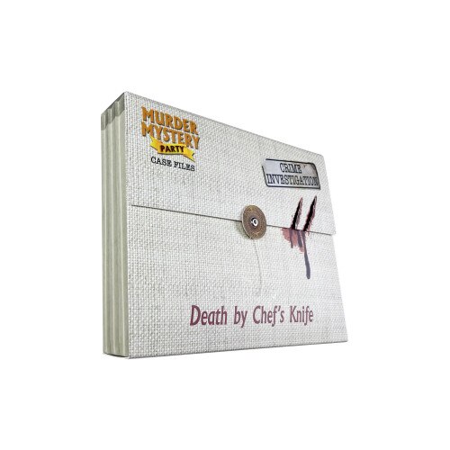 Murder Mystery Party Case Files - Death By Chef's Knife